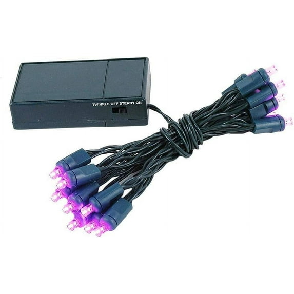 SRWEHG-Battery Operated LED Mini Lights 8 Feet, 20 Count Pink Fairy ...