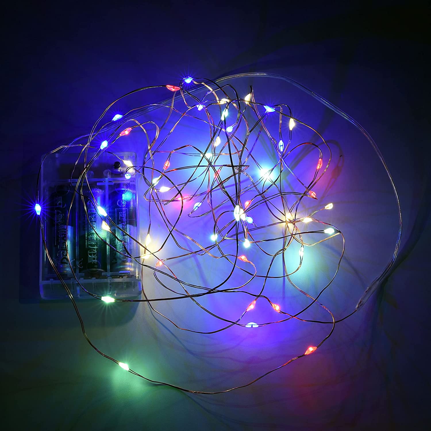 SRWEHG-Battery Powered Fairy Lights for Bedroom, Led Christmas Lights ...