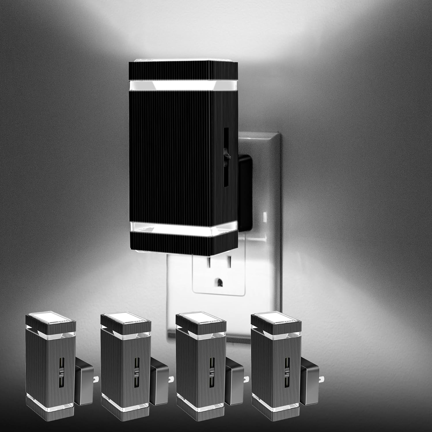 SRWEHG-Bright LED Night Light Plug in [4 Pack], Night Lights Plug into ...