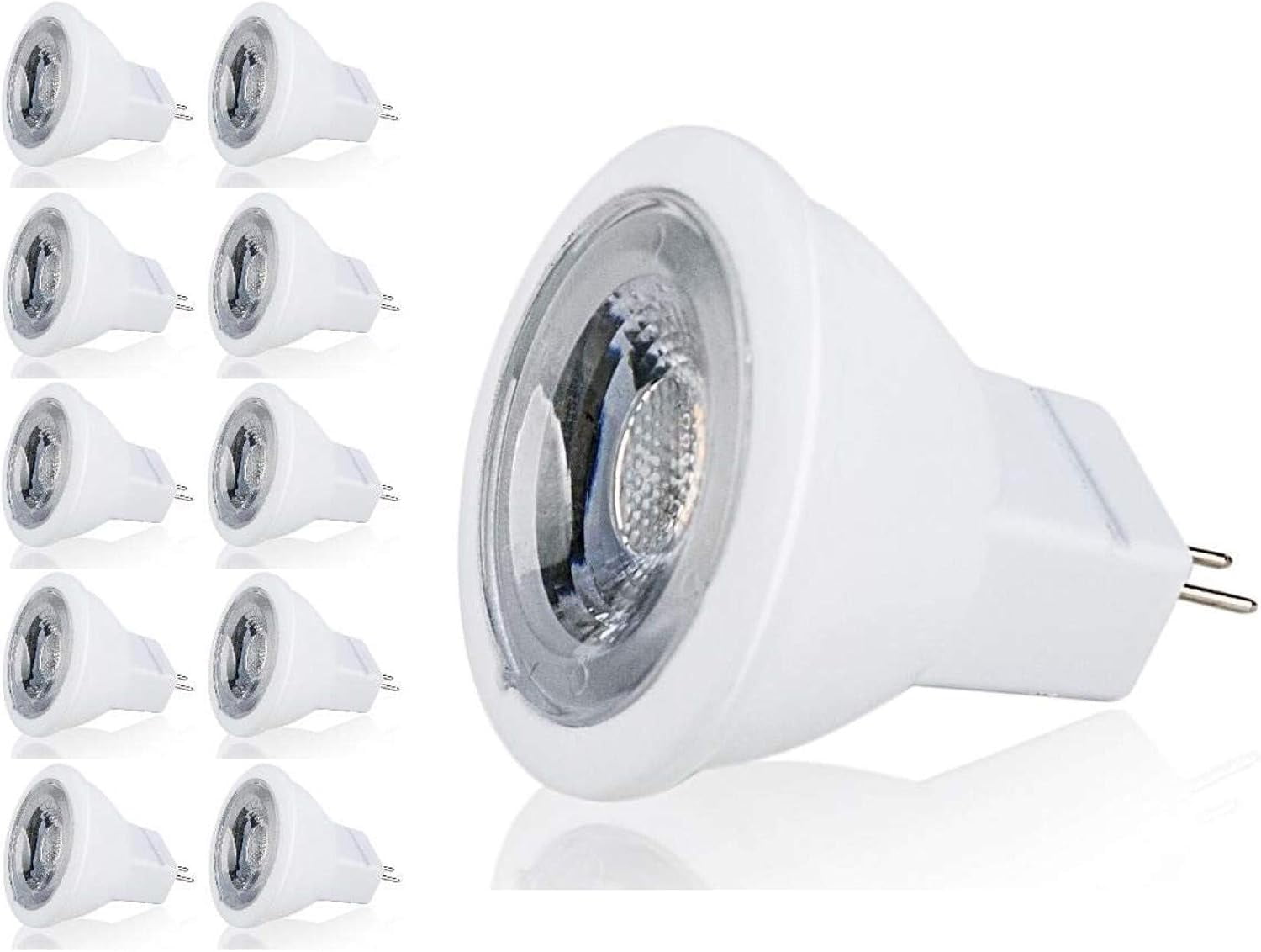 SRWEHG-CBConcept UL-Listed MR11 GU4.0 LED Light Bulbs, 10-Pack, 2 Watt ...