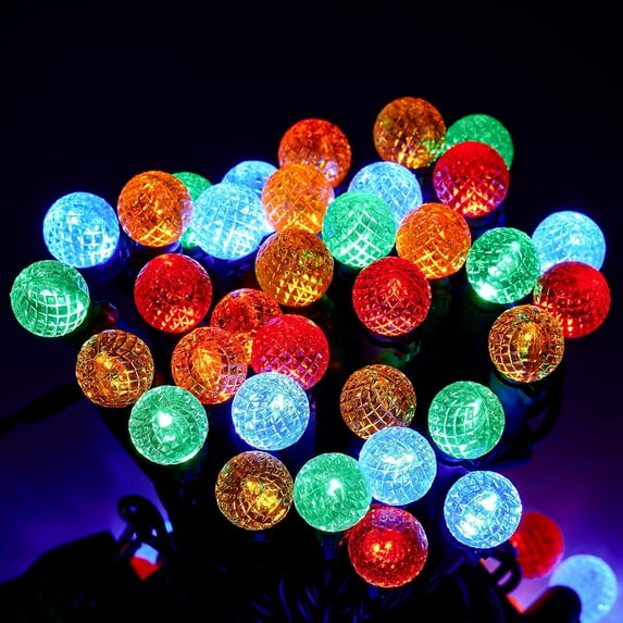 SRWEHG-Christmas Lights 70LG14 Raspbery Globe in Multicolor, Total 24.8 ...