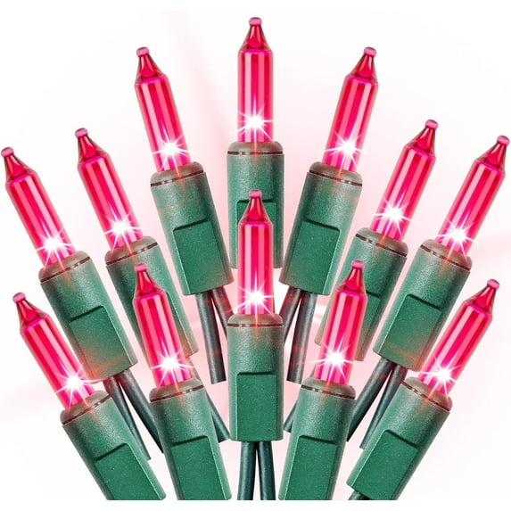 SRWEHG-Christmas Lights Indoor Outdoor 100 Count Incandescent Light UL ...