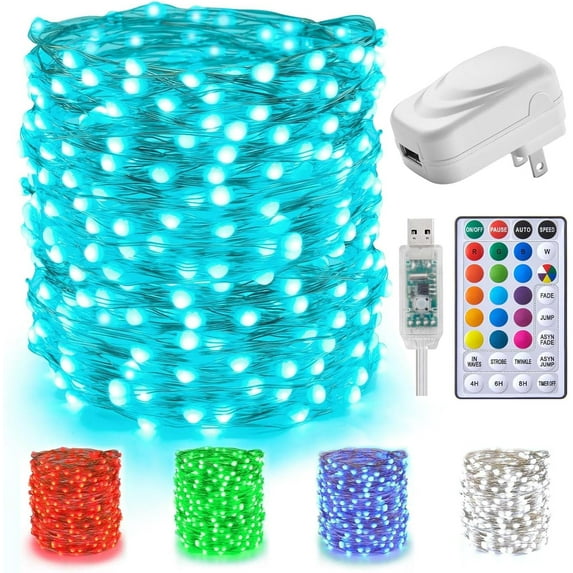 SRWEHG-Color Changing Fairy String Lights: 66 Feet 200 Led Waterproof ...