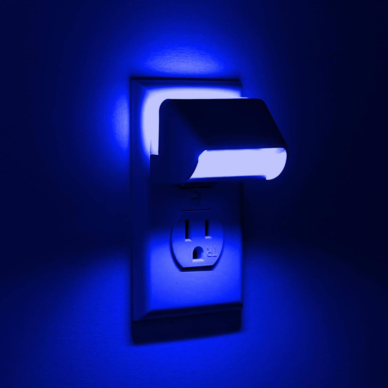 SRWEHG-Dimmable Blue Night Lights, Dual Light, Adjustable LED Night ...