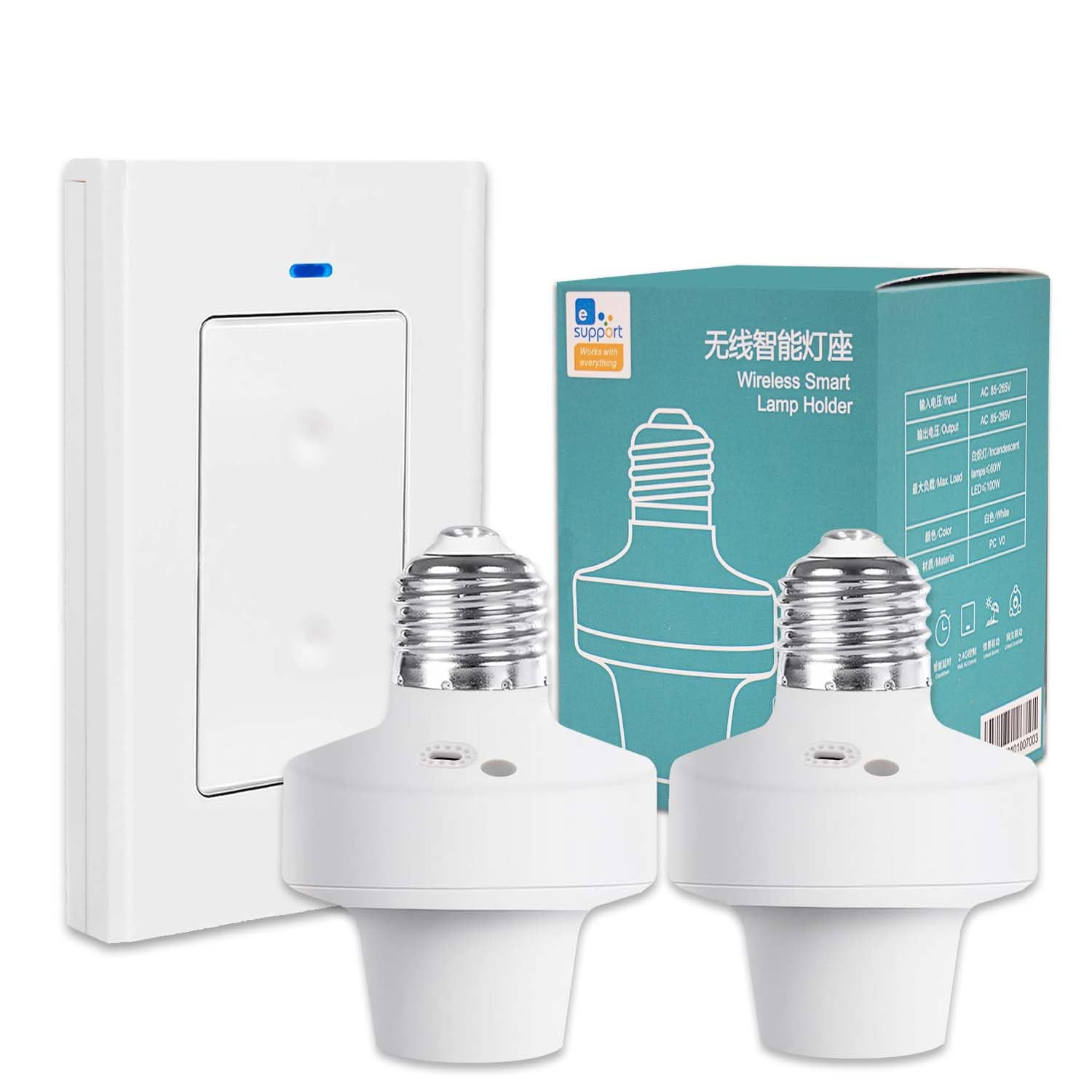 SRWEHG-Ewelink 2.4G Wireless Remote Control Light Socket E26 E27 Bulb ...