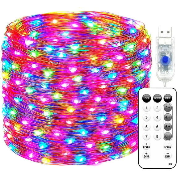 SRWEHG-Fairy Lights 66ft 200 LED USB Twinkle String Light Plug in ...