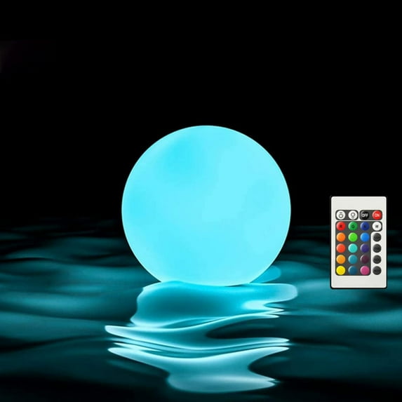 SRWEHG-Floating Pool Lights,3-Inch USB Rechargeable & Remote Control ...
