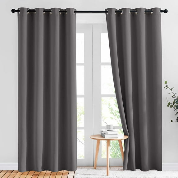 SRWEHG-Half Window Curtains for Bedroom - Grommet Modern Thermal ...