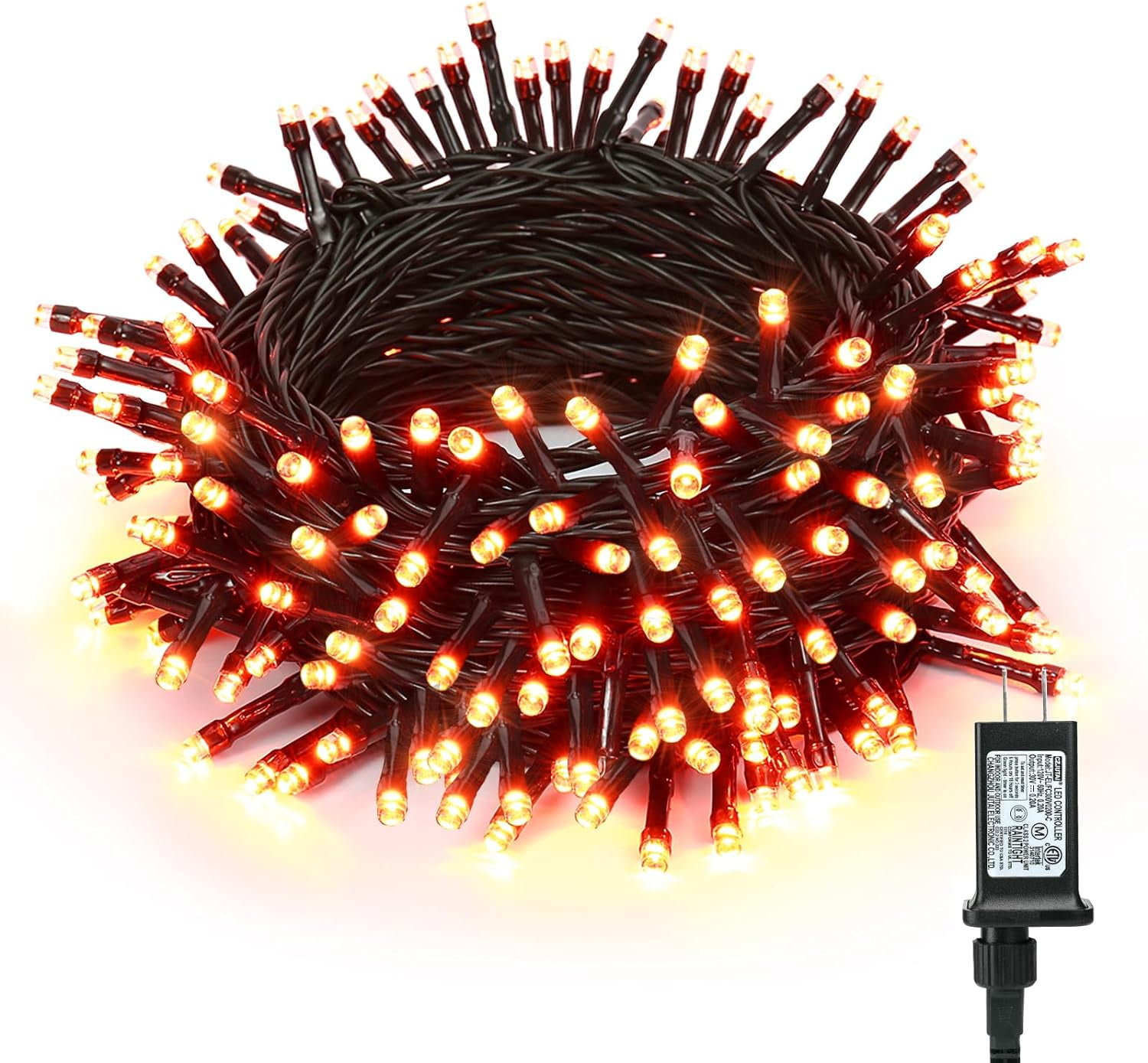 SRWEHG-Halloween Orange Lights, 78.74ft 240 LED Orange String Lights ...