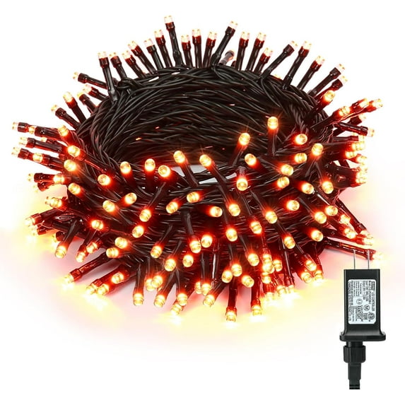 SRWEHG-Halloween Orange Lights, 78.74ft 240 LED Orange String Lights ...