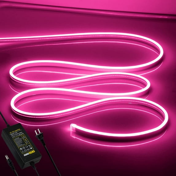 SRWEHG-LED Neon Light Strip 16.4FT/5M- Bright, Non-Glaring & Waterproof ...