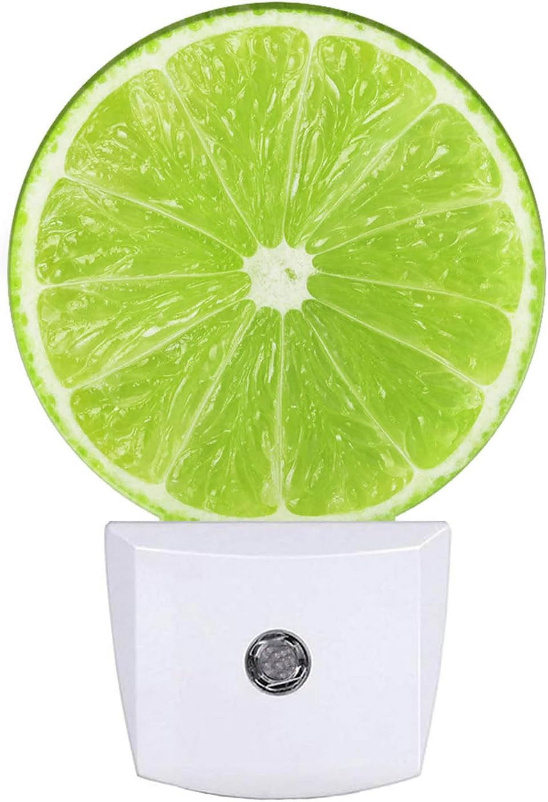 SRWEHG-Lime Lemon Night Light Tropical Fruit Summer Juice Plug-in Night ...