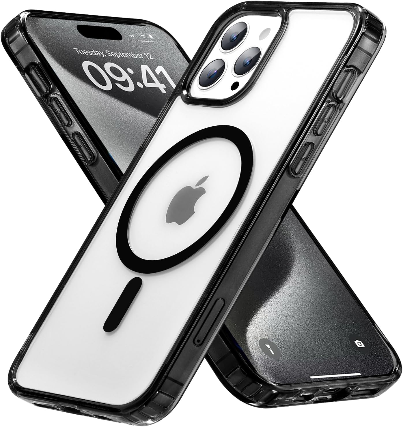 SRWEHG-Magnetic Case for iPhone 15 Pro Max, Military Grade Drop Tested ...