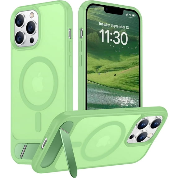 SRWEHG-Magnetic Compatible with iPhone 13 Pro Case, [Built-in Invisible ...