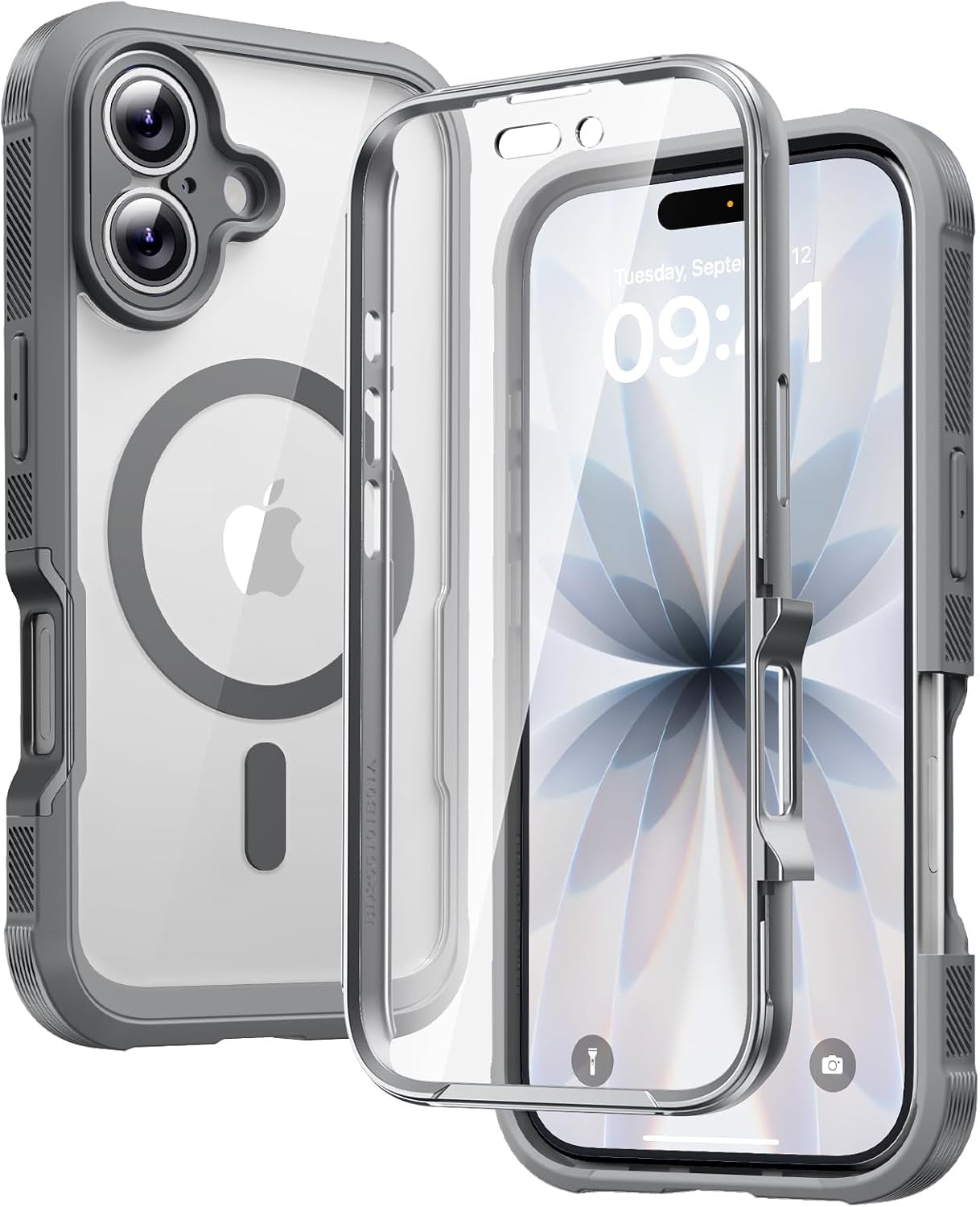 SRWEHG-Magnetic Designed for iPhone 17 Case 6.3 Inch Full Body Bumper ...