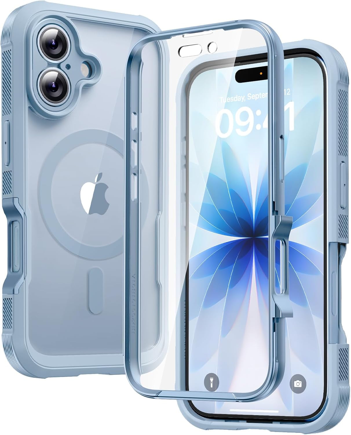 SRWEHG-Magnetic Designed for iPhone 17 Case 6.3 Inch Full Body Bumper ...