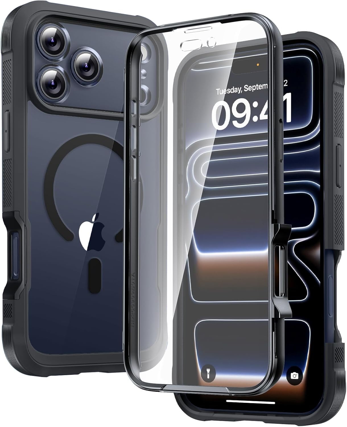 SRWEHG-Magnetic Designed for iPhone 17 Pro Max Case Full Body Bumper ...