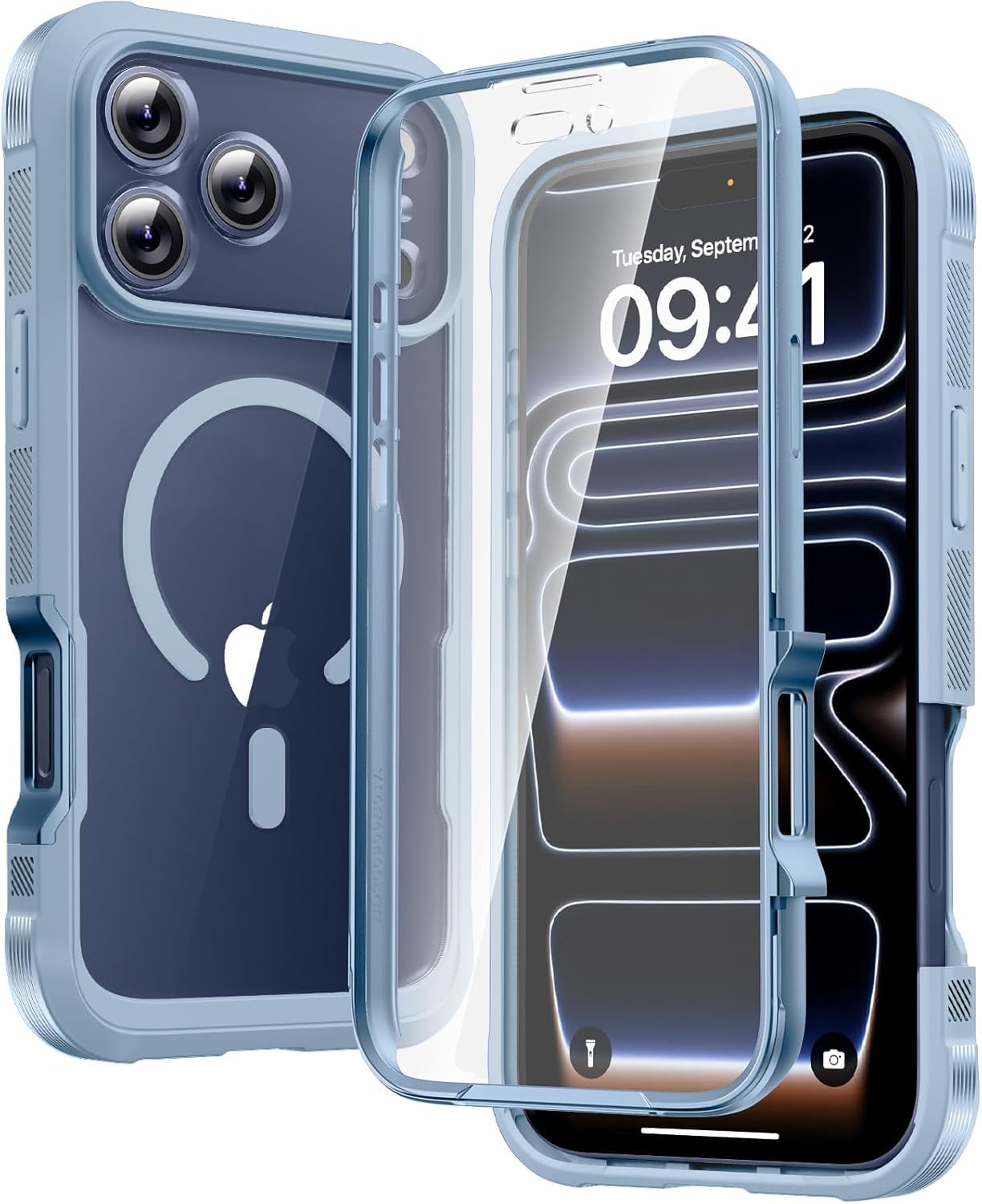 SRWEHG-Magnetic Designed for iPhone 17 Pro Max Case Full Body Bumper ...