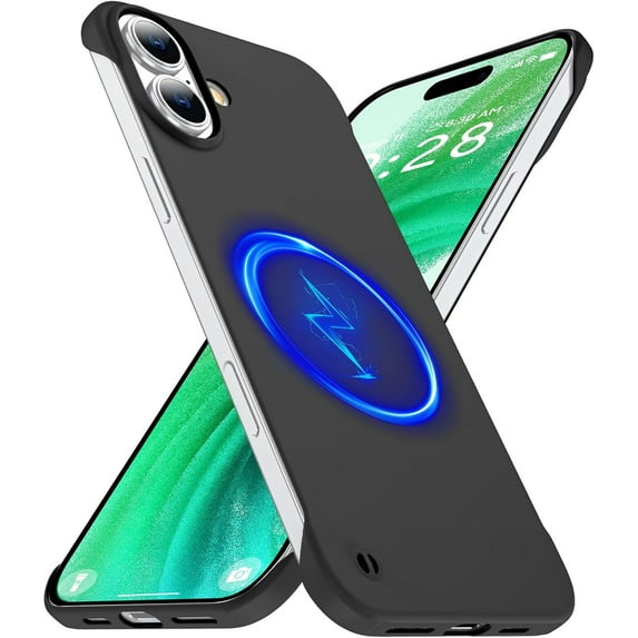 SRWEHG-Magnetic Slim Case Fit for iPhone 17 Phone Case 6.3"(2025) Ultra ...