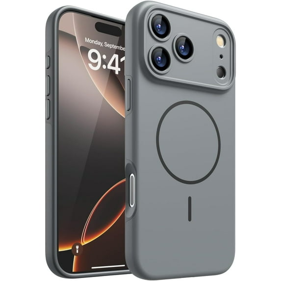 SRWEHG-Magnetic for iPhone 17 Pro Max Case, [Matte Solid Color] [Full ...