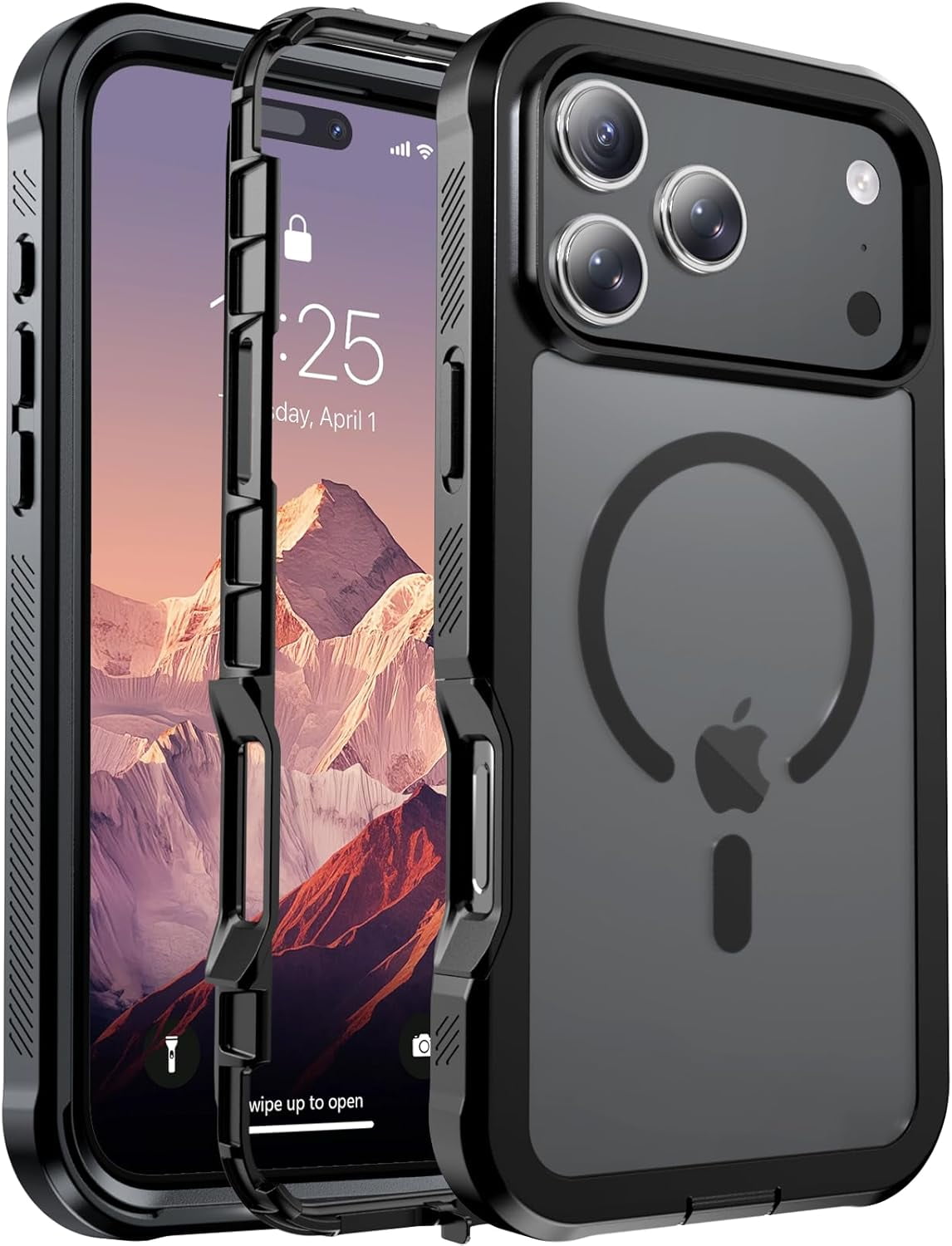 SRWEHG-Magnetic for iPhone 13 Case, [Compatible with MagSafe][Military ...