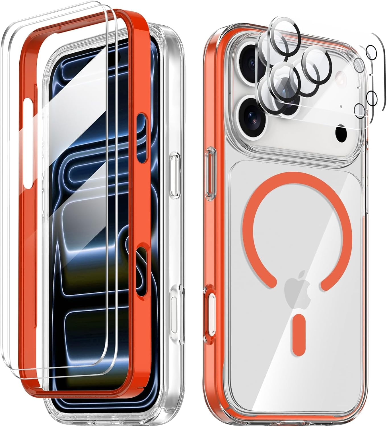 SRWEHG-Magnetic for iPhone 17 Pro Case Non-Yellowing [Screen Protector ...