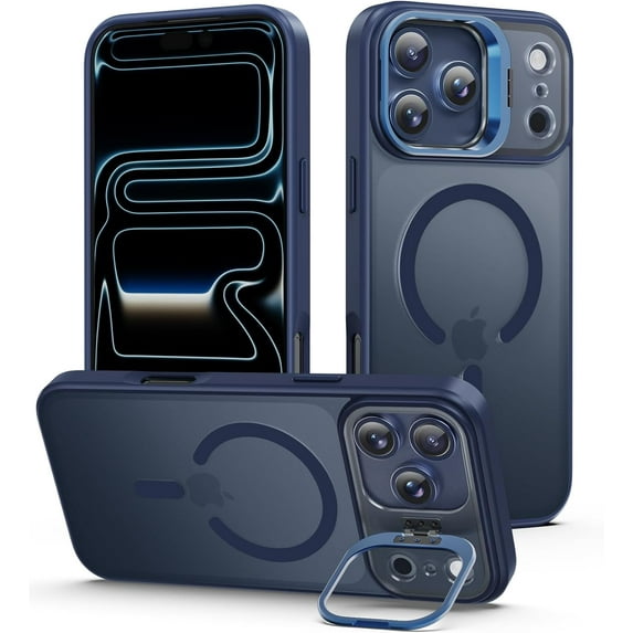 SRWEHG-Magnetic for iPhone 17 Pro Max Case with Invisible Stand ...