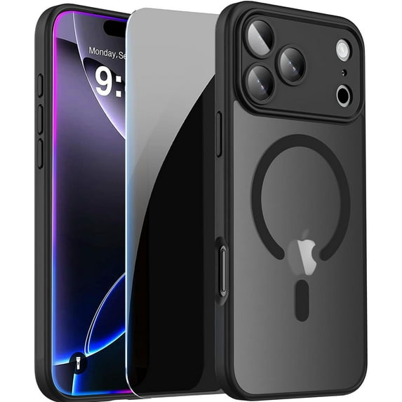 SRWEHG-Magnetic for iPhone 17 Pro Max Case with Privacy Screen ...