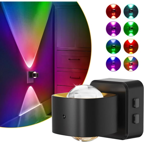 SRWEHG-Night Light Projector, Color Changing Night Light Plug into Wall ...
