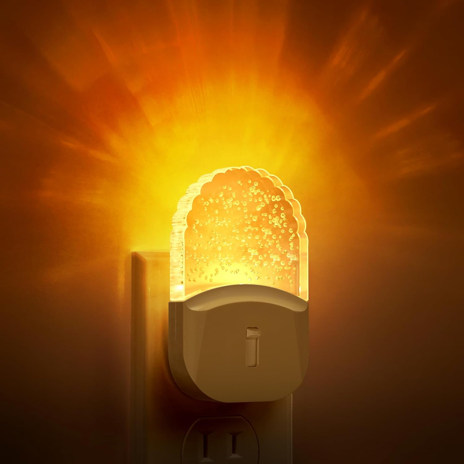 SRWEHG-Night Lights Plug Into Wall [2 Pack], Amber Warm Night Light ...