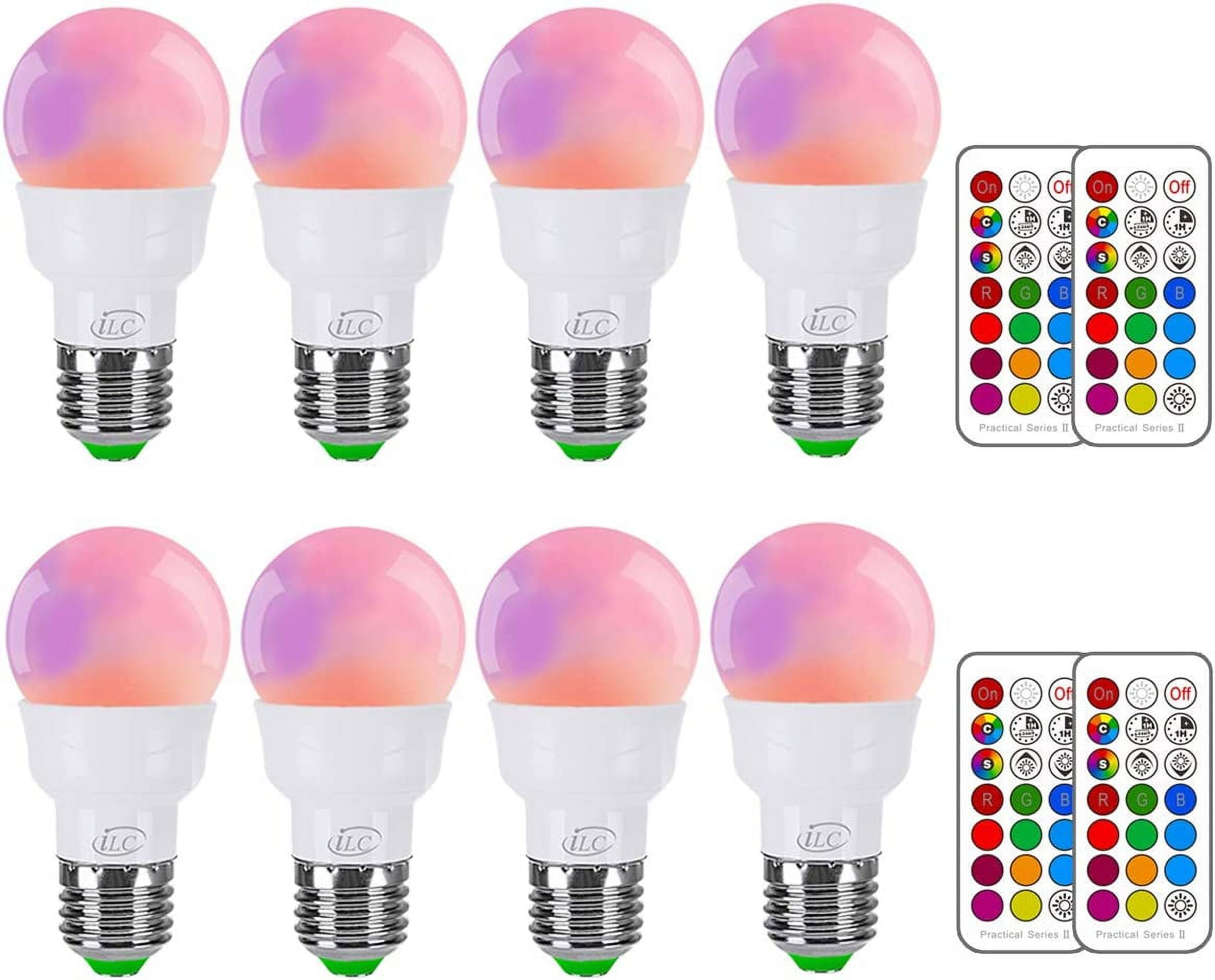 SRWEHG-RGB LED Light Bulb, Color Changing 40W Equivalent, Daylight ...