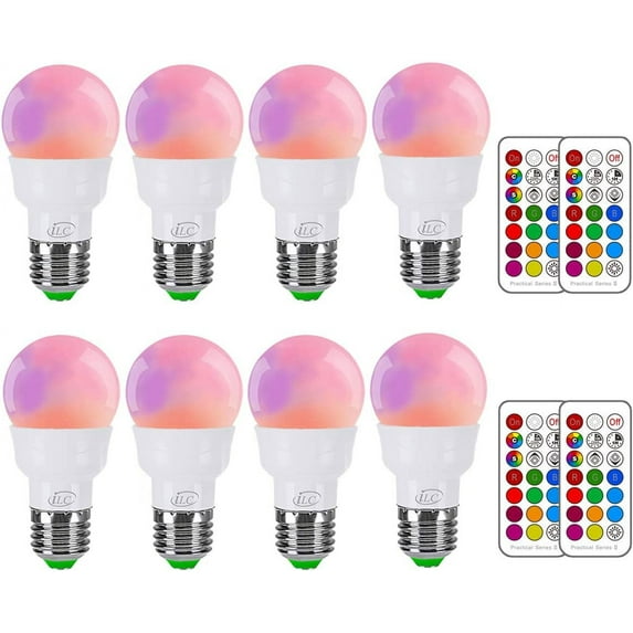 SRWEHG-RGB LED Light Bulb, Color Changing 40W Equivalent, Daylight ...