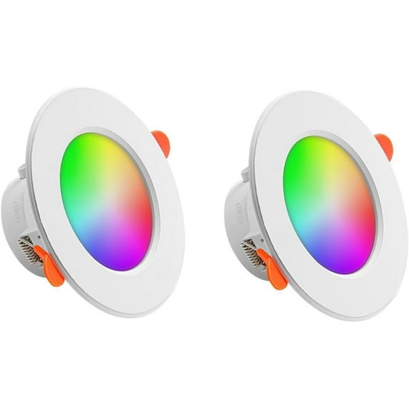 SRWEHG-Recessed Lighting Smart Ceiling Light Downlight 9W 800LM Color ...