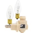 SRWEHG-Replacement Swivel Night Light Base with Two 5W C7 Bulbs - 360 ...