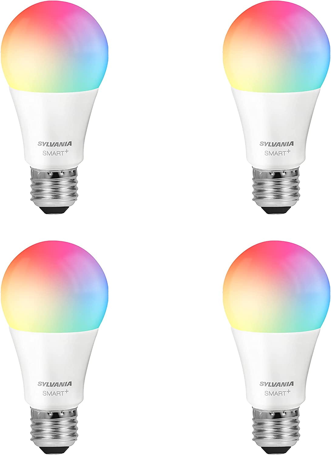 SRWEHG-SYLVANIA Wifi LED Smart Light Bulb, 60W Equivalent Full Color ...