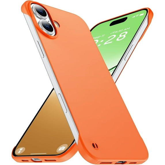 SRWEHG-Slim Borderless for iPhone 17 Phone Case 6.3"(2025) Ultra-Thin ...