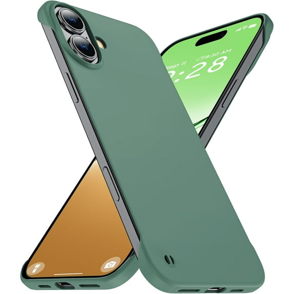 SRWEHG-Slim Borderless for iPhone 17 Phone Case 6.3"(2025) Ultra-Thin ...