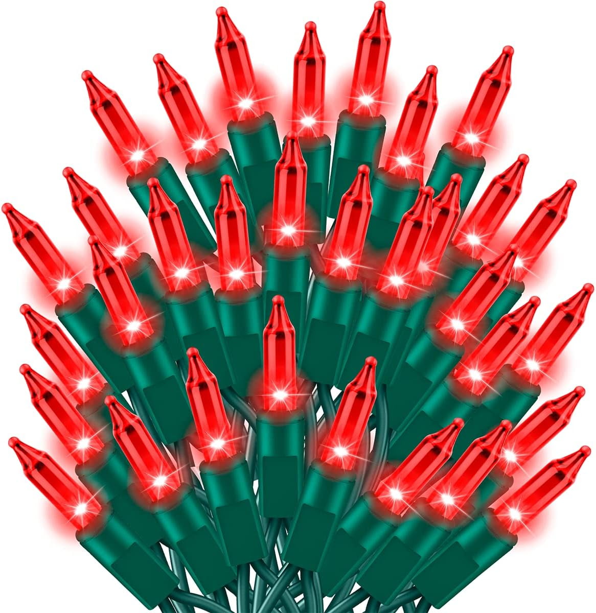 SRWEHG-Ultra-Bright Connects End to End Red Christmas Mini Lights 100L ...