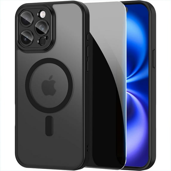 SRWEHG-for iPhone 15 Pro Max Case with Privacy Screen Protectors & Full ...