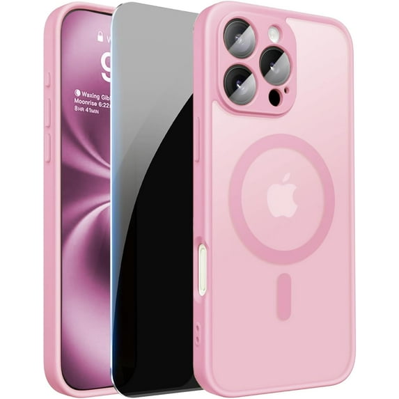 SRWEHG-for iPhone 16 Pro Max Case with Privacy Screen Protectors & Full ...