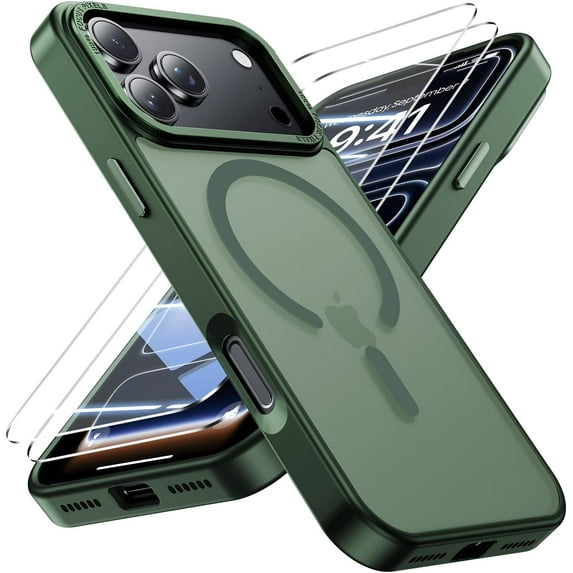 SRWEHG-for iPhone 17 Pro Max Case with 2X Screen Protectors [Compatible ...