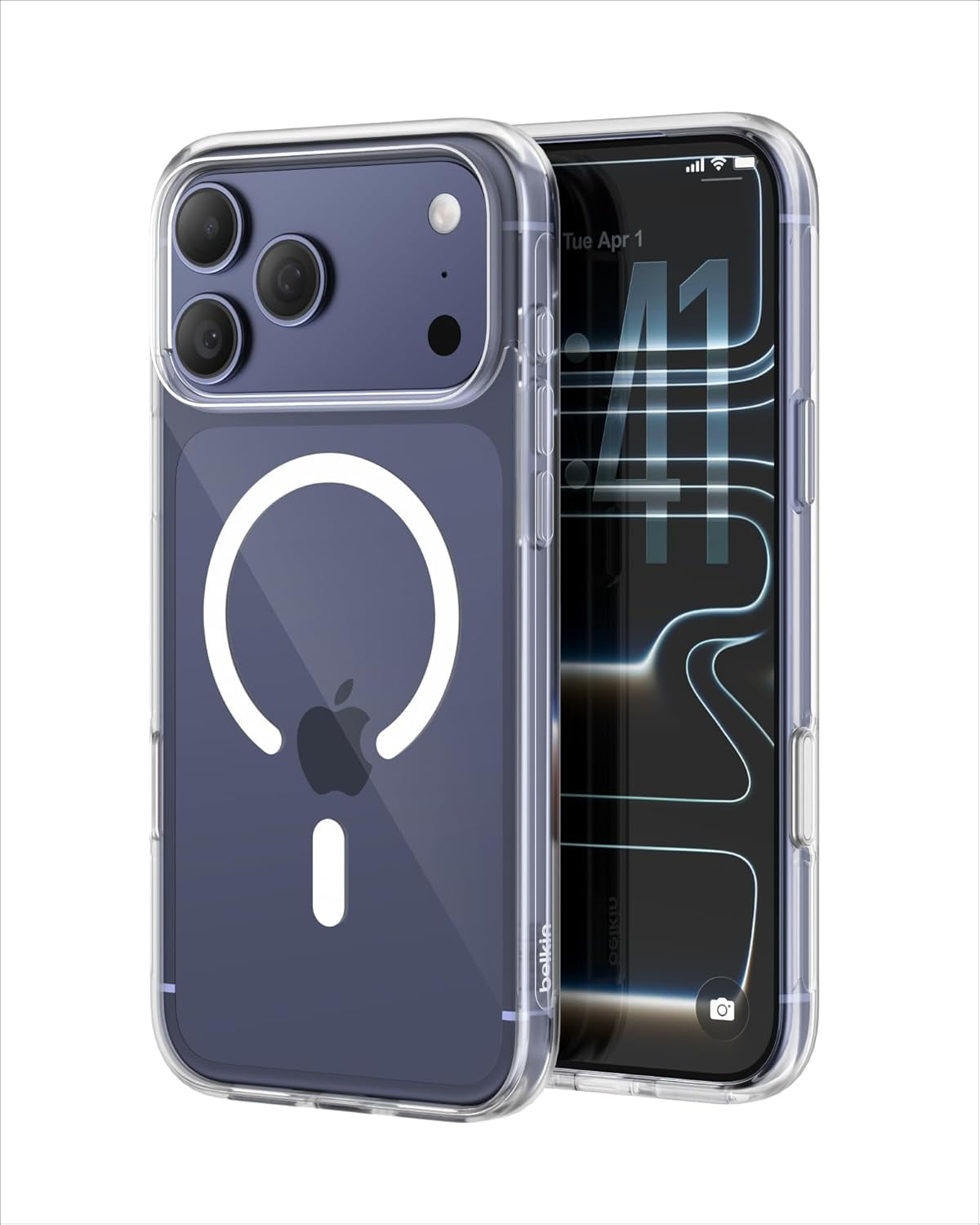 SRWEHG-for iPhone 17 Pro Max Case, Clear, MagSafe Compatible w/Anti ...