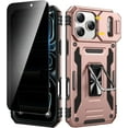 SRWEHG-for iPhone 17 Pro Max Case, with Slide Camera Cover & Privacy ...