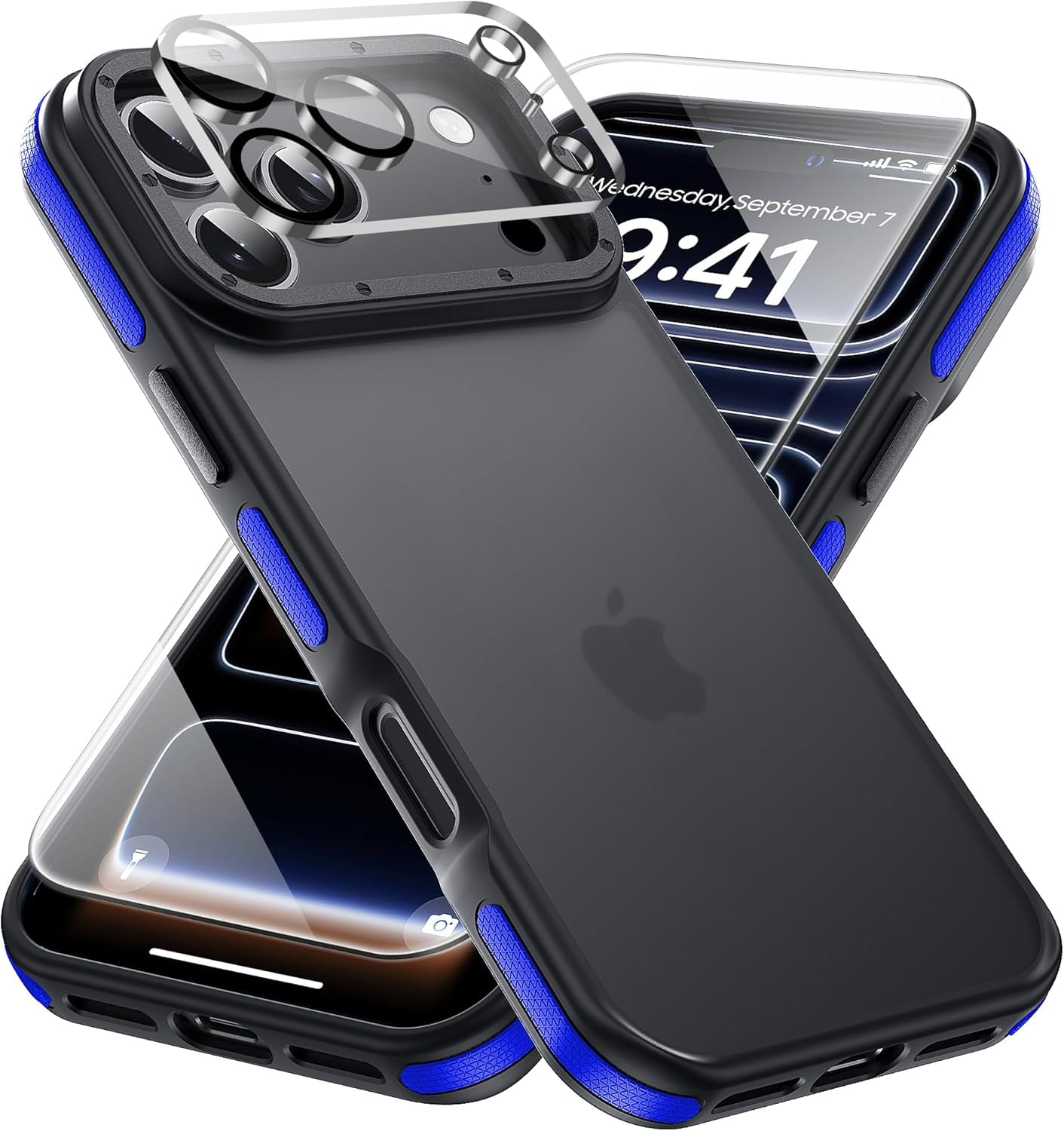 SRWEHG-for iPhone 17 Pro Phone Case,1X Screen Protector +1X Camera Lens ...