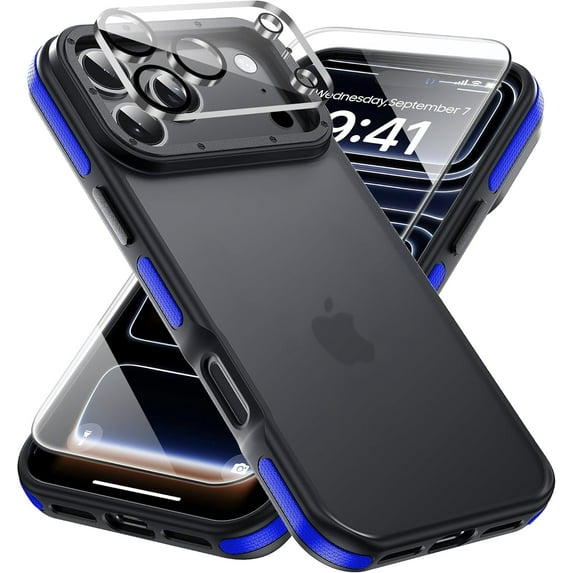 SRWEHG-for iPhone 17 Pro Phone Case,1X Screen Protector +1X Camera Lens ...