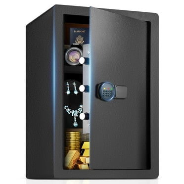 SRWTRCHRY 10 Cu ft Large Safe Box, Dual Door Home Safe with Digital ...