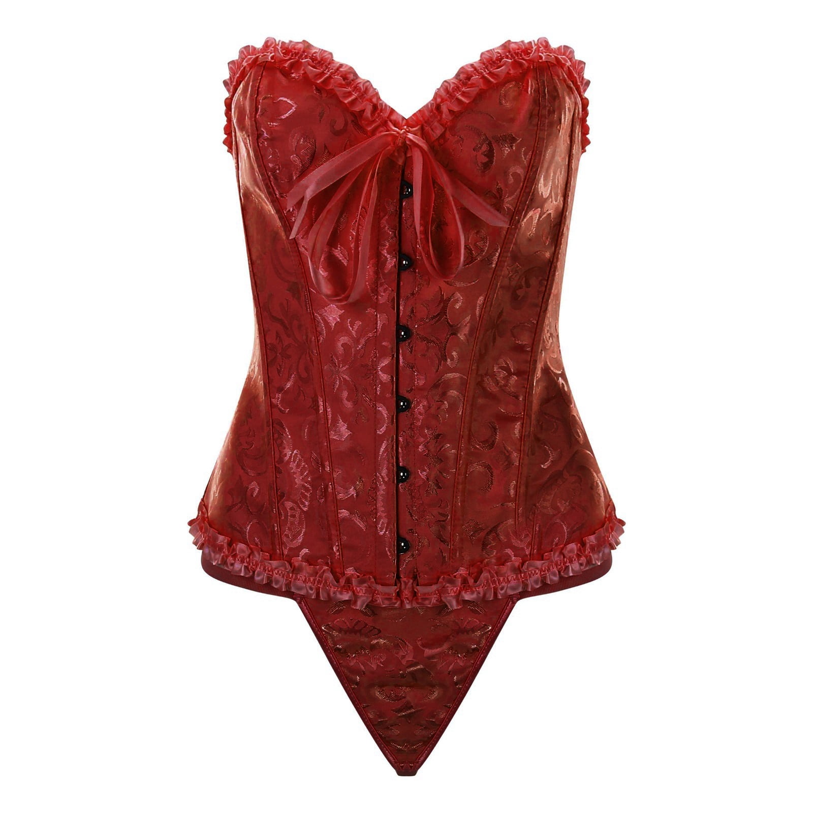 SRZYMJ Corset Bustier Women Basques Top Elegant Women's Bodysuit ...