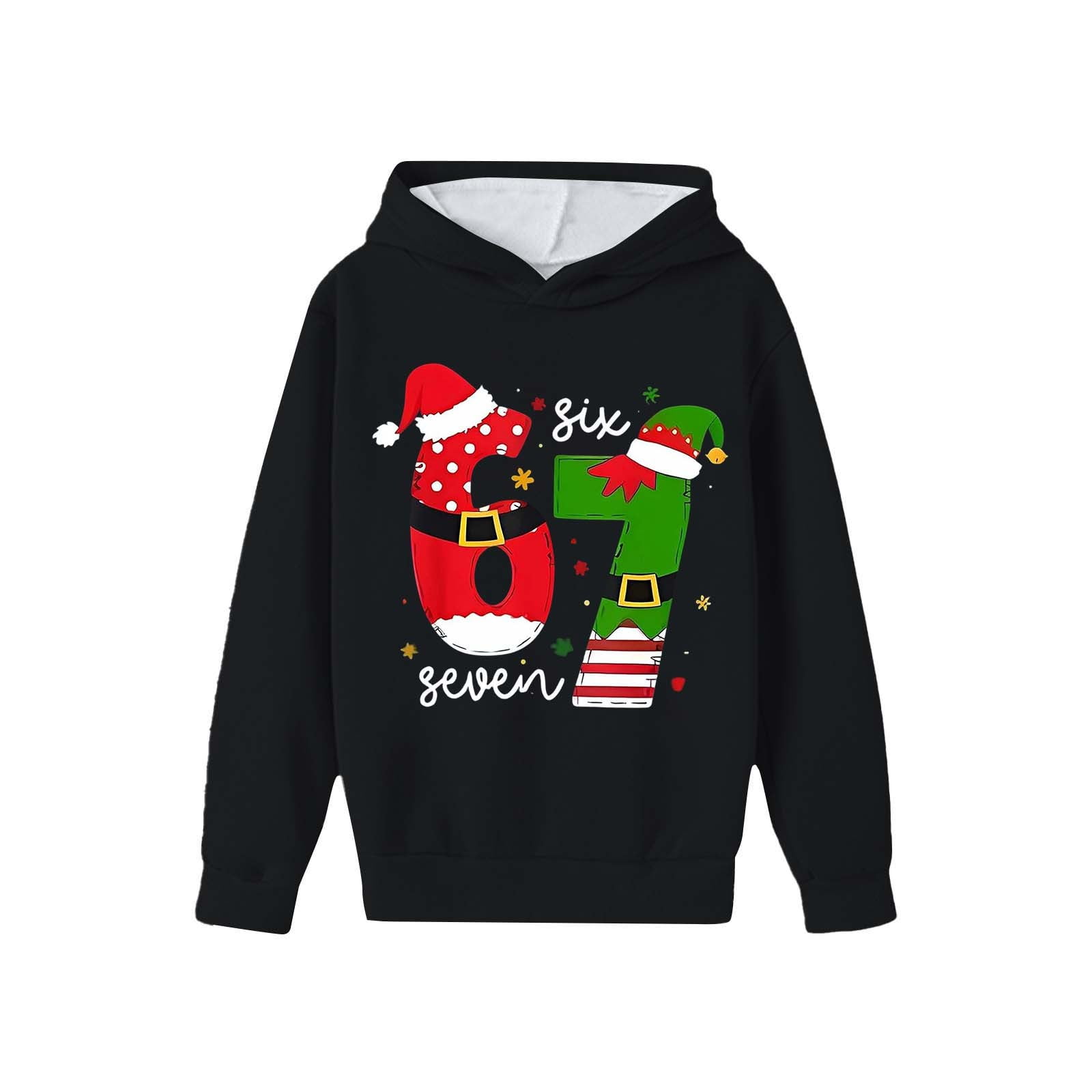 SRZYMJ Funny Six Seven 6 7 Meme Gen Alpha Slang Kids 67 Ice Cream Drip ...