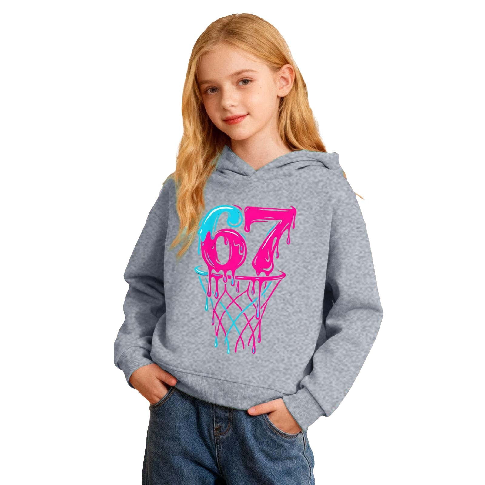 SRZYMJ Funny Six Seven 6 7 Meme Kids 329 Ice Cream Meme Hoodie Boys ...