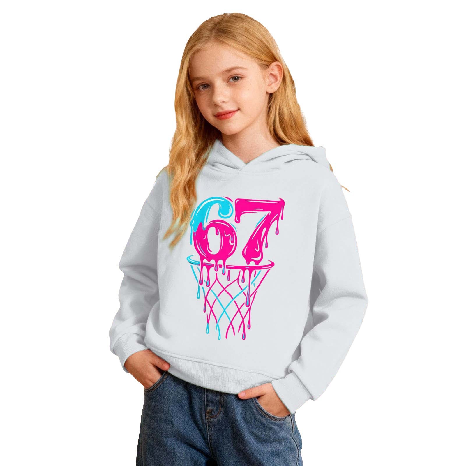 SRZYMJ Funny Six Seven 6 7 Meme Kids 347 Ice Cream Meme Hoodie Boys ...